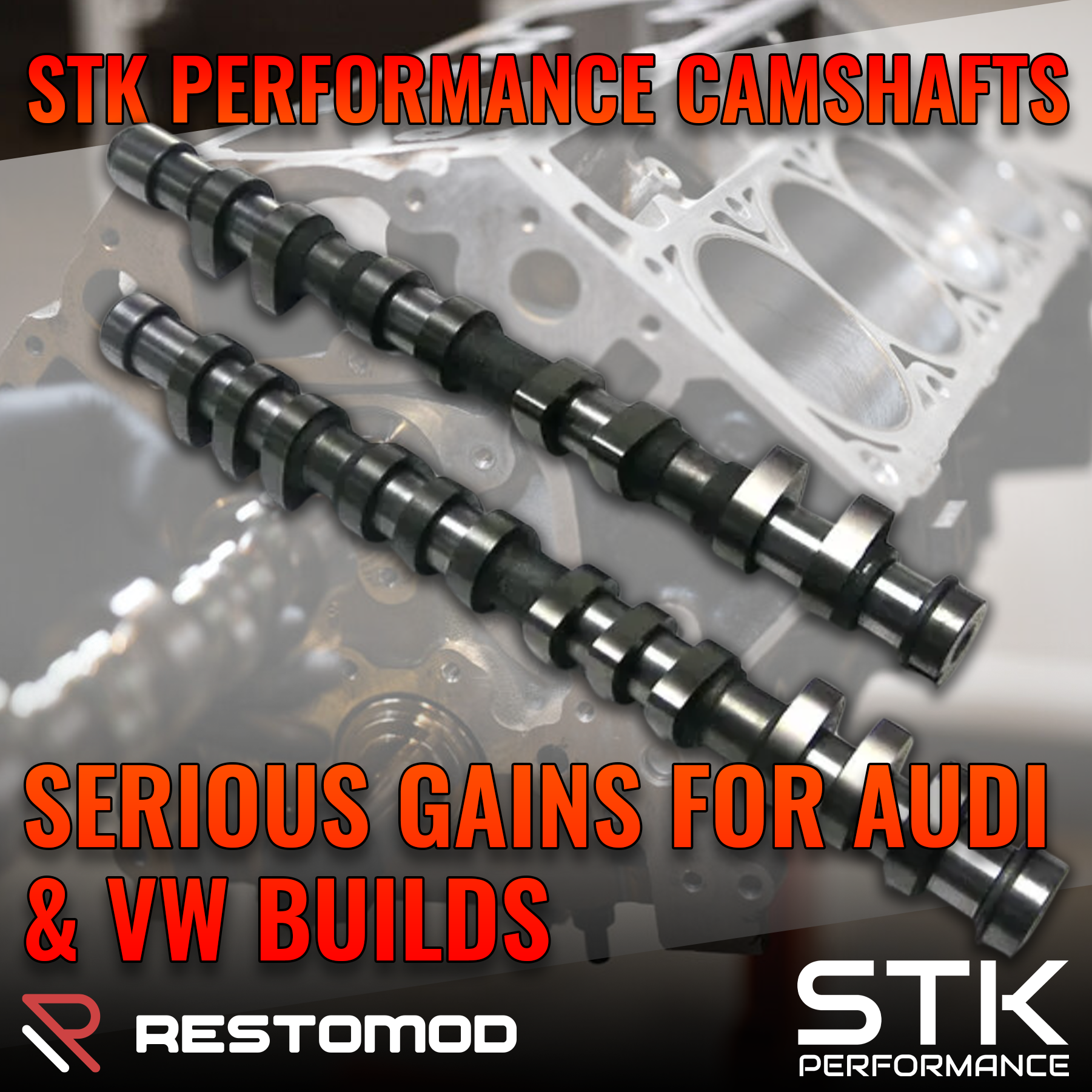 Restomod STK Performance Camshafts: Serious Gains for Audi & VW Builds